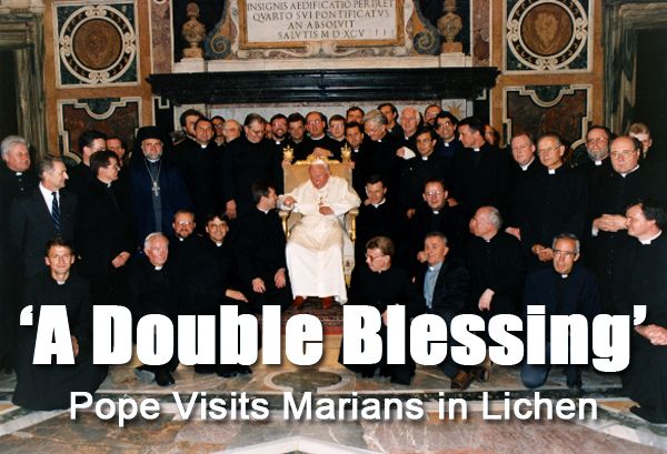 Holy Father Blesses New Shrine and Spends Two Nights | Marians of the ...
