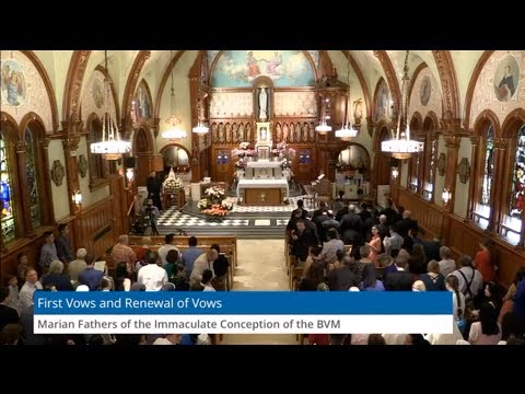 Four Marians Profess First Vows | Marians of the Immaculate Conception