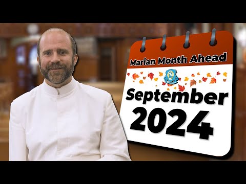 The Marian Fathers' Schedule for September 2024! | Marians of the ...